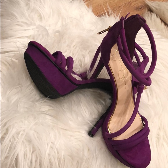 Jessica Simpson | Shoes | Jessica Simpson Purple Heels | Poshmark